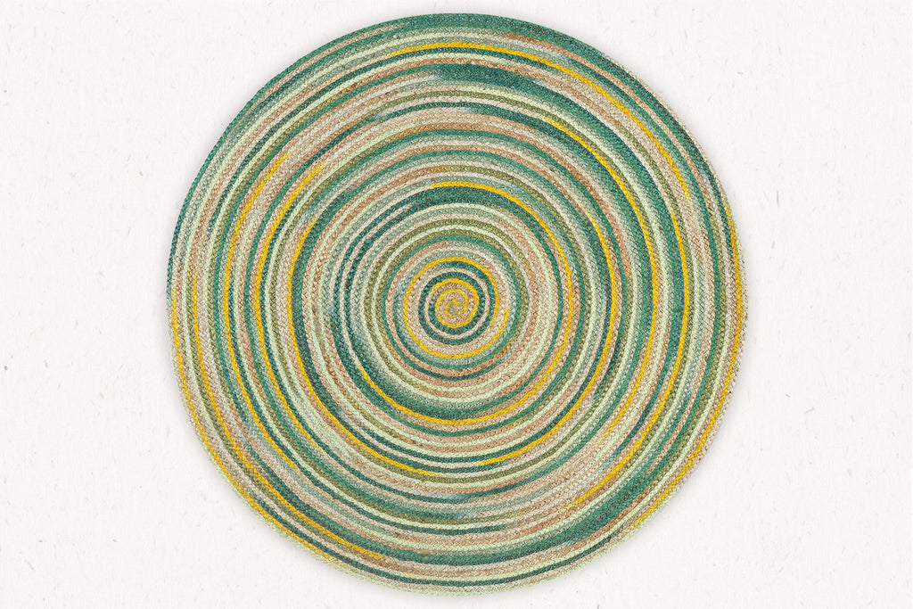 Lemon Lime - Space Dyed Jute Area Rug – Beni Boonon